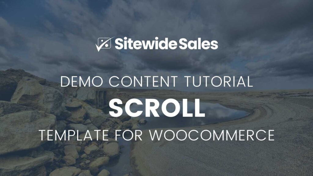 Sample Content for Photo Sitewide Sale in WooCommerce